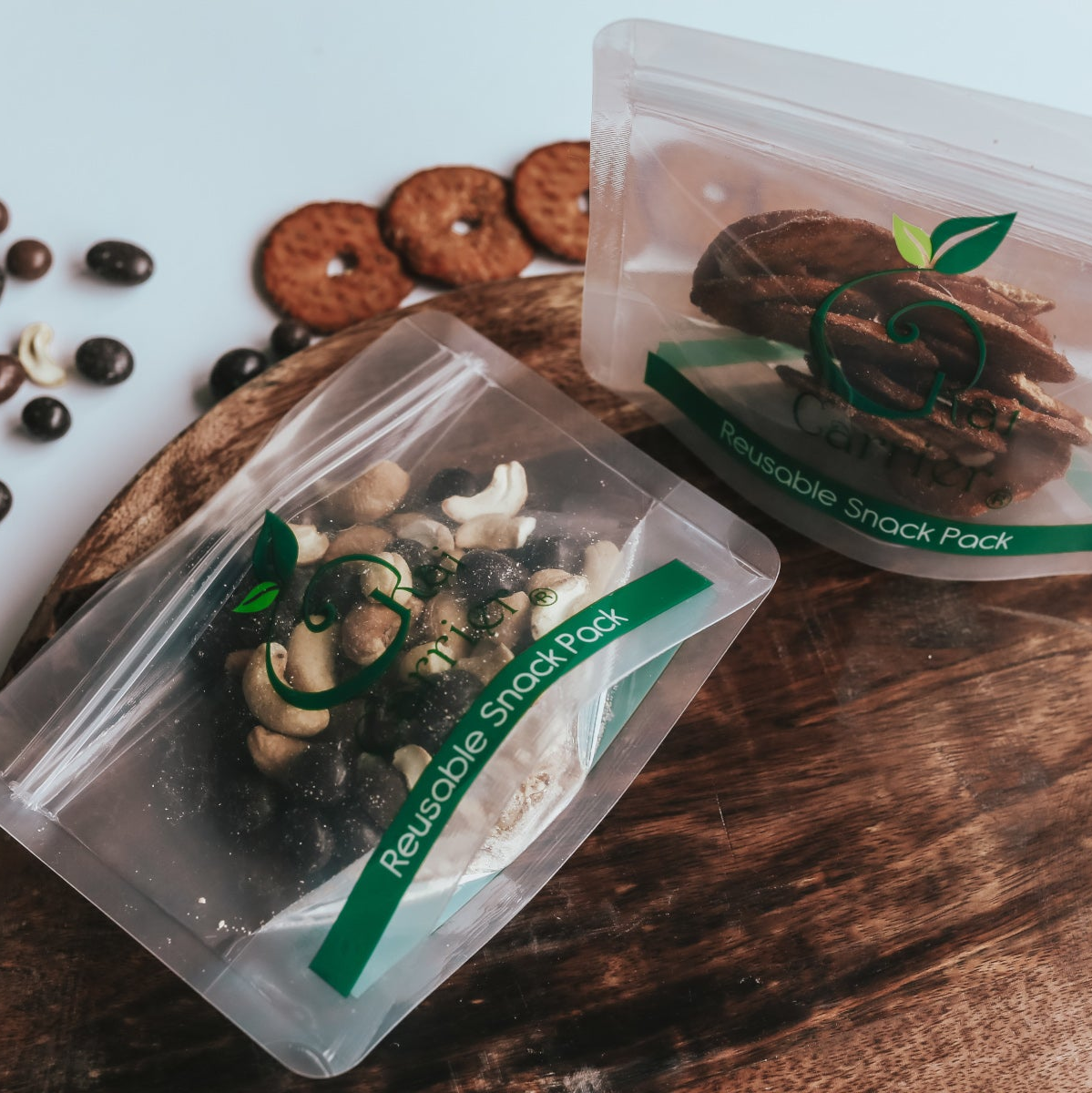 Kai Carriers Reusable Food Storage Packs. Recyclable, BPA, PVC Free