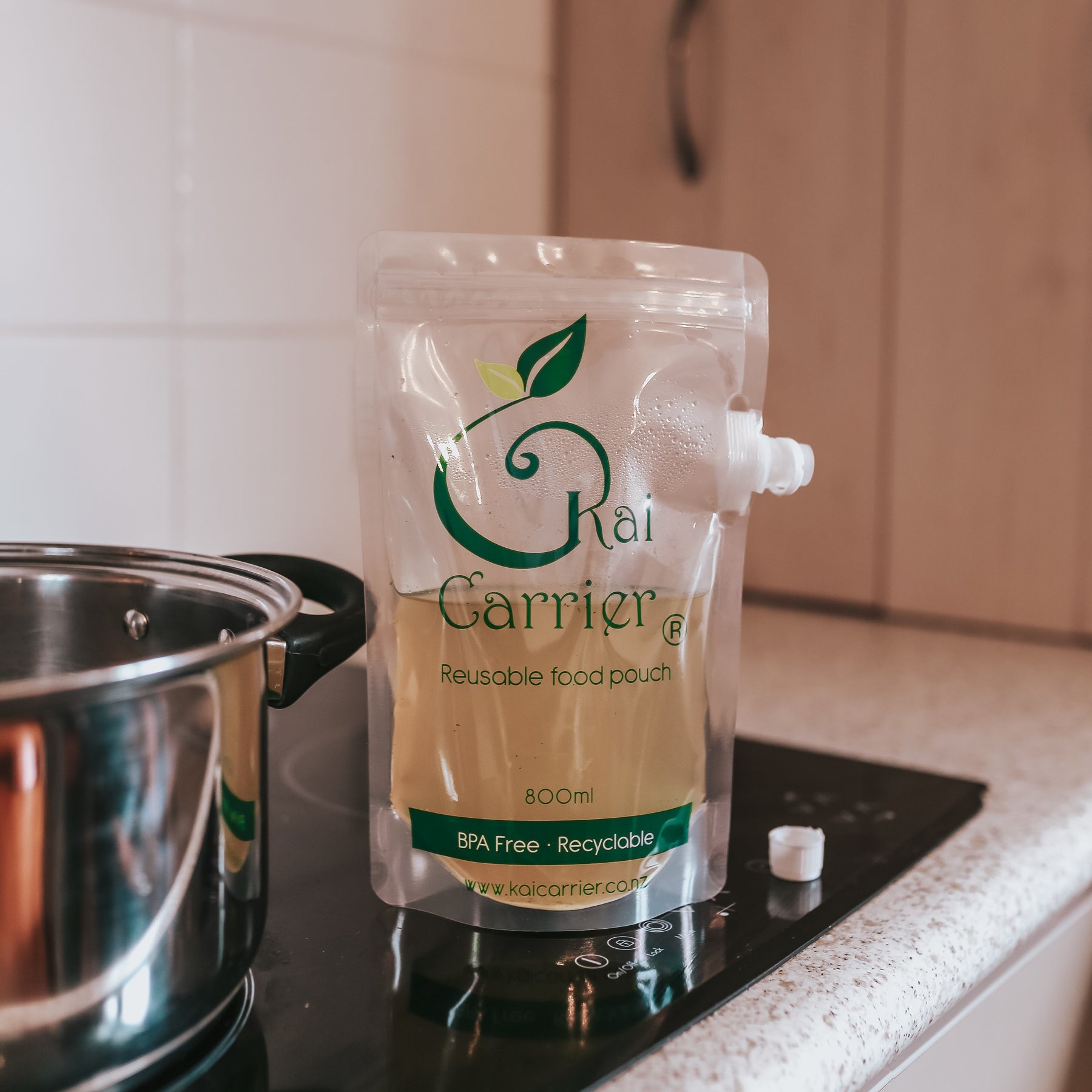Kai Carriers Reusable Food Storage Packs. Recyclable, BPA, PVC Free